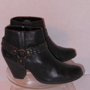 boc | Shoes | Boc Black Leather Ankle Boots Size 1 Medium | Poshmark